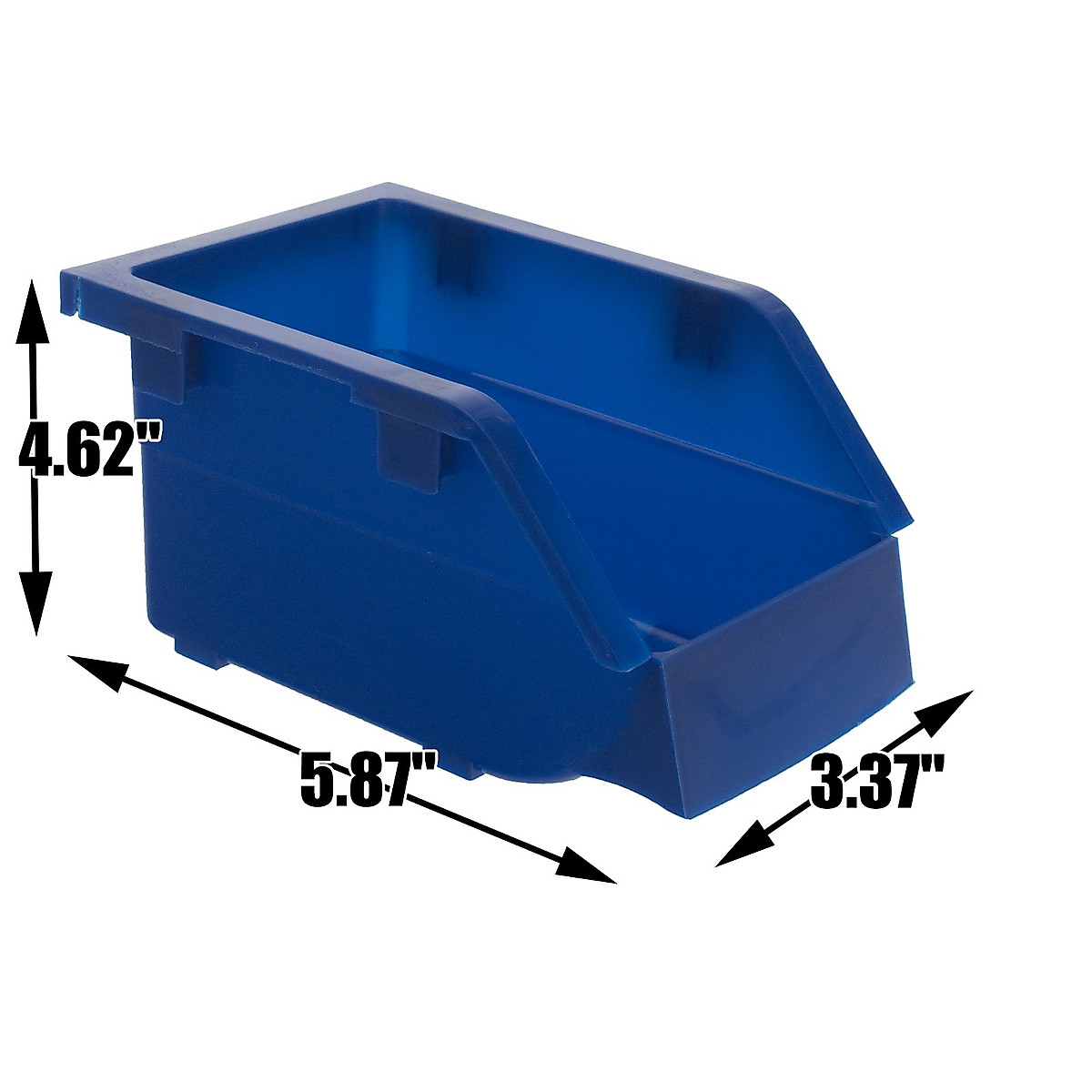 Erie Tools TLPB04 60 Parts Bin Storage Shelving with Locking Wheels for Shop Garage or Home Storage