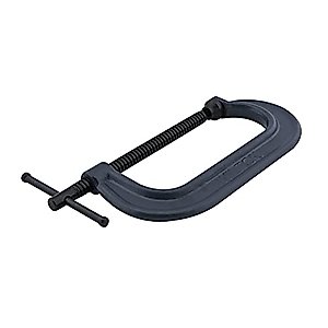 WILTON 808 C-Clamp, 8' Opening, 3-7/16' Throat (14770) Gray