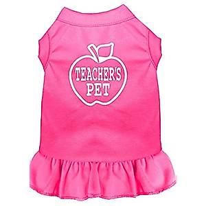 Mirage Pet Products 57-51 XXLBPBPK Pink Teachers Pet Screen Print Dress Black with Bright, XX-Large