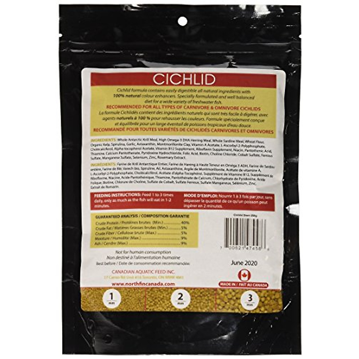 Northfin Cichlid Fish Food Pellets