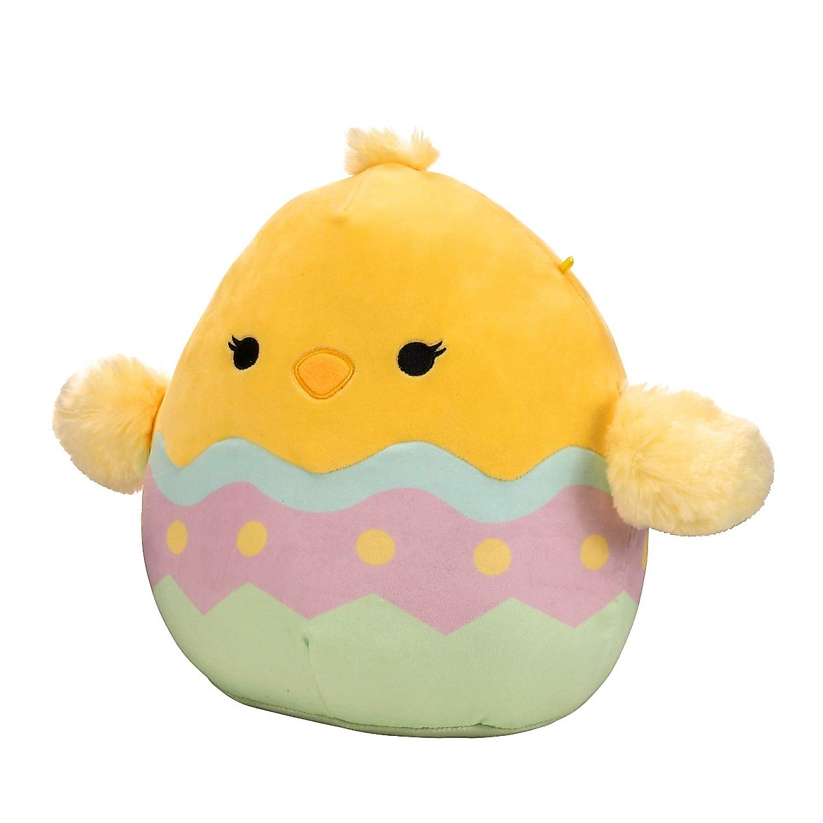 Kellytoys Squishmallows 12 inch Aimee The Yellow Chick in Egg Pillow Plushie Toy