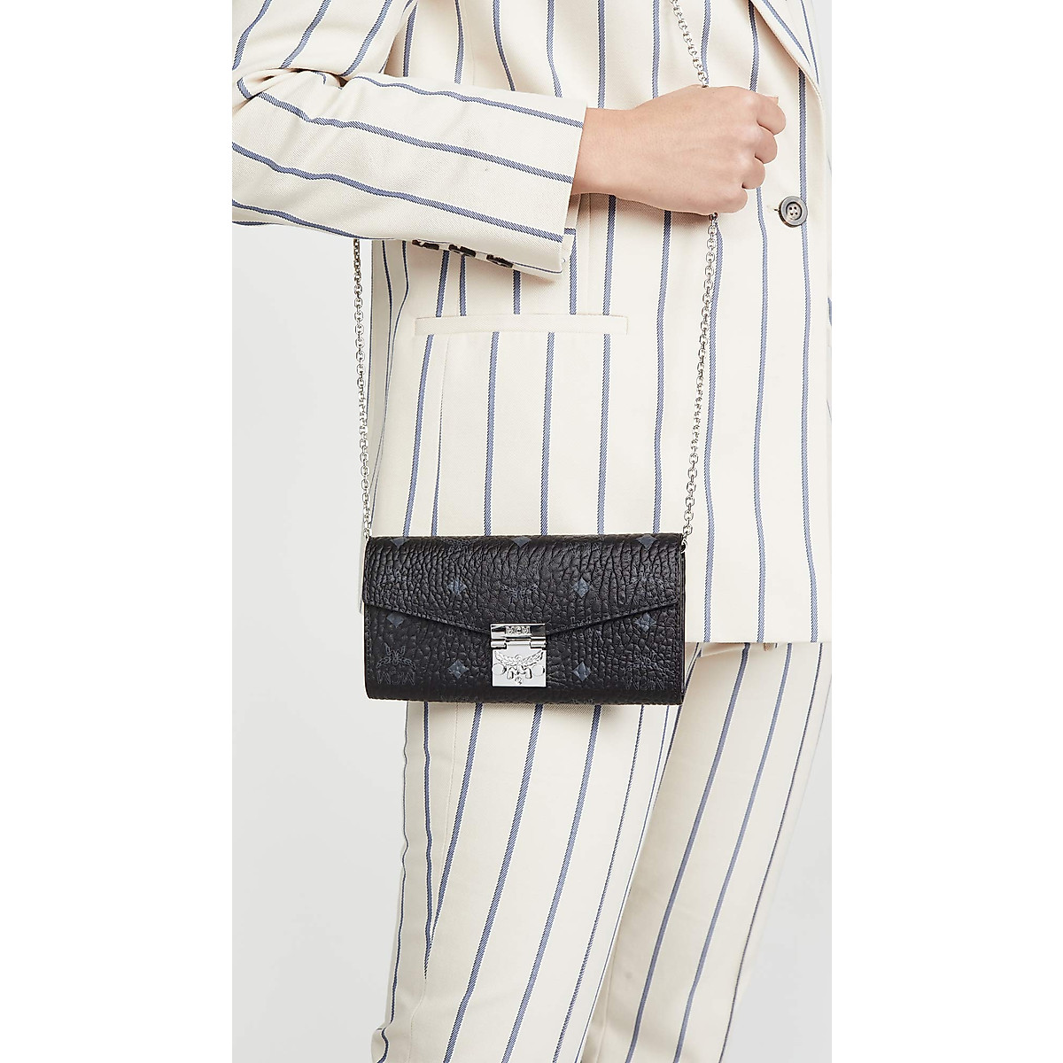 MCM Women's Patricia Mini Bag, Black, One Size