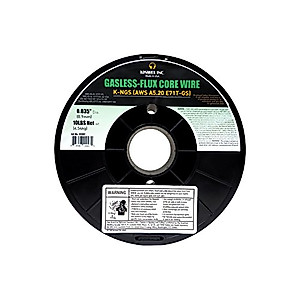 Kiswel USA K-NGS E-71TGS 0.035in. Dia 10lb. Gasless-Flux Core Wire Welding wire Made in USA