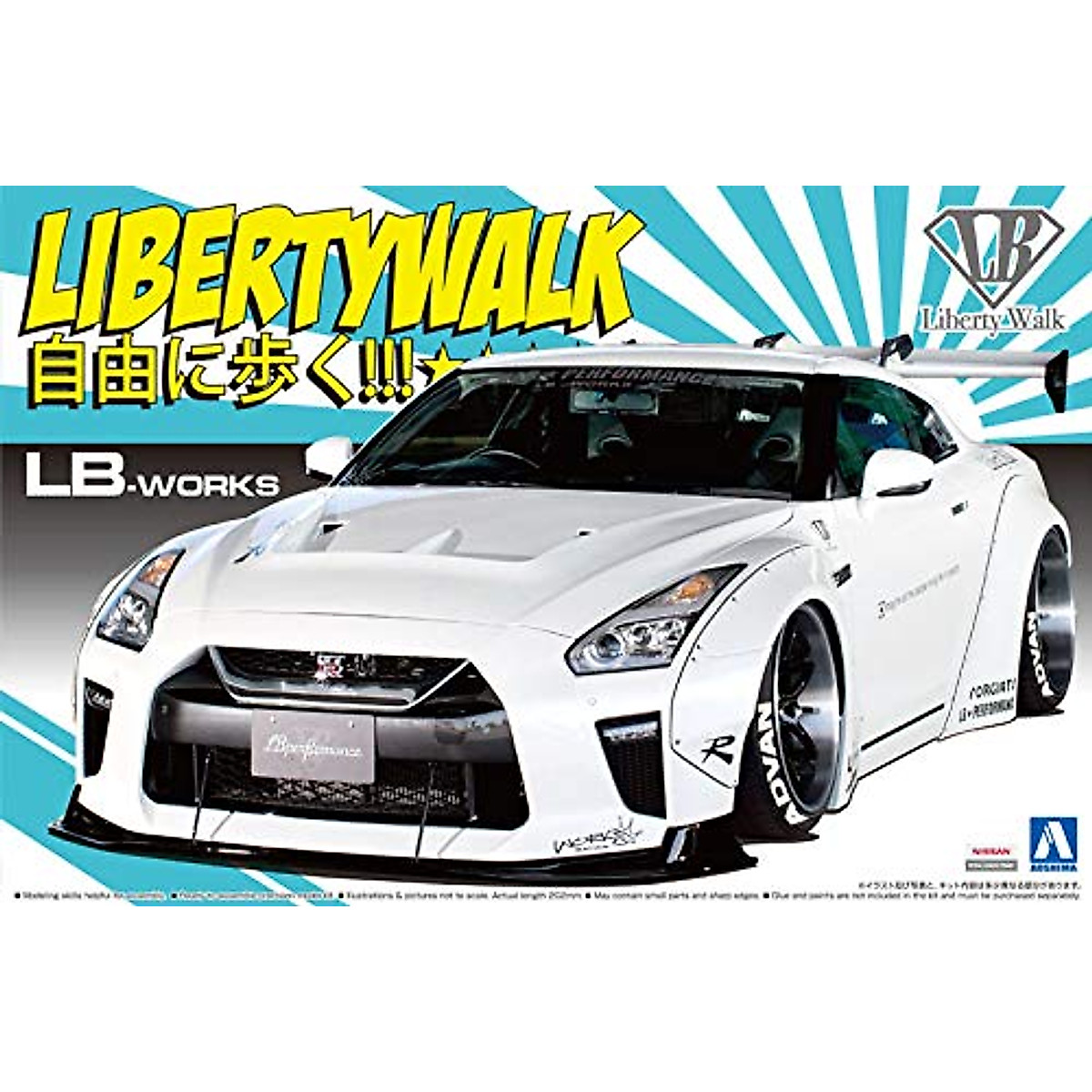 Aoshima - 1/24 Liberty Walk #11-1/24 Lb-Works R35 GT-R Type 1.5