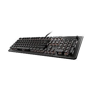 ROCCAT Vulcan II Max – Optical-Mechanical PC Gaming Keyboard with Customizable RGB Illuminated Keys and Palm Rest, Titan II Tactile Linear Switches, Aluminum Plate, 100M Keystroke Durability – Black
