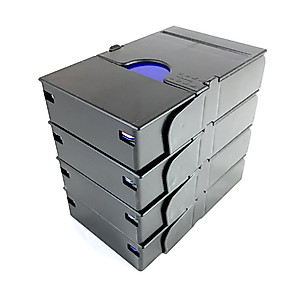 Jannersten Bid Buddy (Black) - Set of 4 Bridge Bidding Boxes with Cards + 200 Contract Bridge Score Sheets