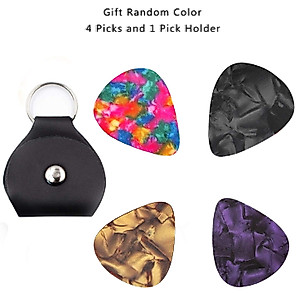 Guitar Wall Mount Guitar Wall Hooks Stand Guitar Display Hanger Suitable Fits Guitars, Bass, Mandolin, Banjo, Ukulele (2 Pack)