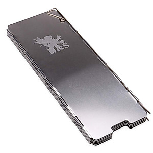 H&S Foldable Camping Stove Windscreen for Outdoor Camping - 10 Aluminum Plates Camping Cooker Wind Shield for Stove - Folding Wind Shield with Carrying Case for Camping Accessories