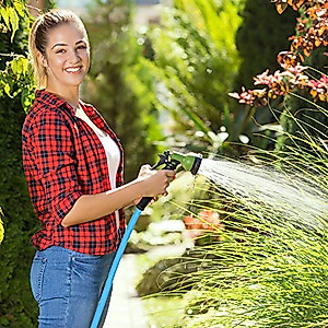 Kohree 50FT RV Water Hose, 5/8" Drinking Water Hose with Abrasion-Resistant Cover and Ergonomic Grip Aluminum Fittings, Leak Free, No Kink, Heavy Duty, Flexible, Lightweight for Camper Garden