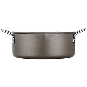Pearl Metal HB-1371 Frying Cook, Iron Two-Handed, Tempura Pot, 7.9 inches (20 cm), Two-Handed Tempura Pot, 7.9 inches (20 cm)