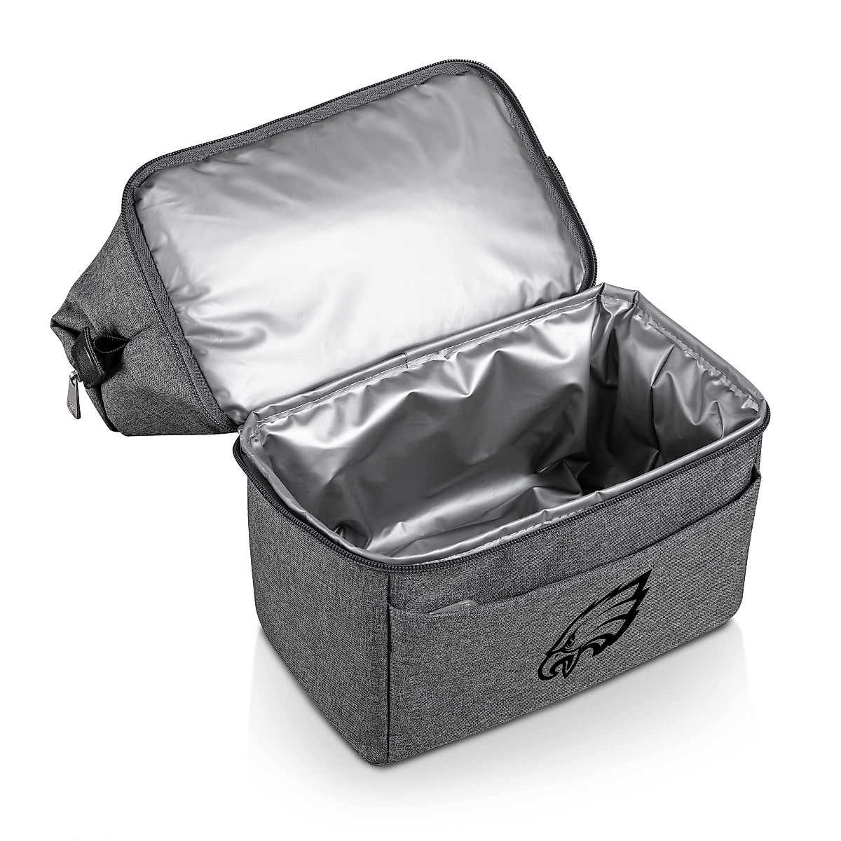 PICNIC TIME NFL Philadelphia Eagles Urban Lunch Bag - Cooler Lunch Tote - Insulated Lunch Bag, (Gray with Black Accents)