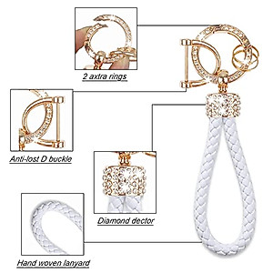 for Audi Key Fob Cover with Keychain Lanyard,Compatible with Audi A4 Q7 Q5 TT A3 A6 SQ5 R8 S5 3-Buttons Smart Remote Key Protector