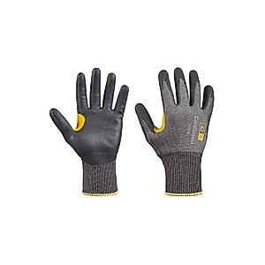 Honeywell Safety Products CoreShield, 18 gauge HPPE grey liner, nitrile micro-foam black coating, A2/B