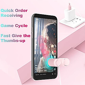 INSFEEL Auto Clicker for Phone - Screen Autoclicker Simulated Finger Clicking Simulator Tapper for Gaming, Shopping, Lightning Deal, Live Broadcasts, Reward Tasks, Giving a Like in Tiktok (White)