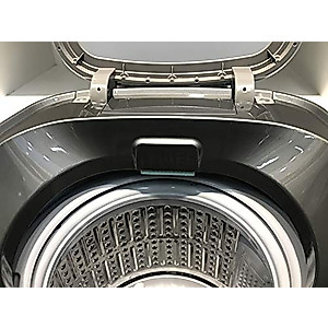 Farberware Professional FCW10BSCWHA 1.0 Cu. Ft. Portable Clothes Washer with 7-lb Load Capacity, Silver & Chrome