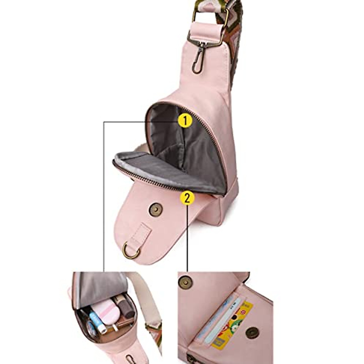 Sling Bag for Women Men Sling Crossbody Bags for Women Fanny Packs Shoulder Bag Purse Satchel Bag Hobo Bag Tote Handbag 2023