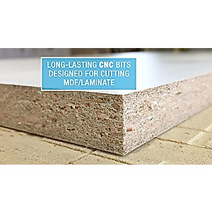 Amana Tool 46177-K CNC SC Spektra Extreme Tool Life Coated Compression Spiral 1/4 D x 1-1/4 CH x 1/4 SHK x 3 Inch Long 2 Flute Router Bit