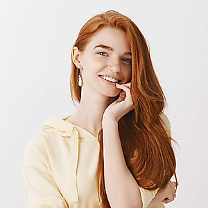 12 Pairs Dangle Earrings Set for Women Crystal Dangle Drop Earrings Rainbow Crystal Earrings for Girls (Basic Style)