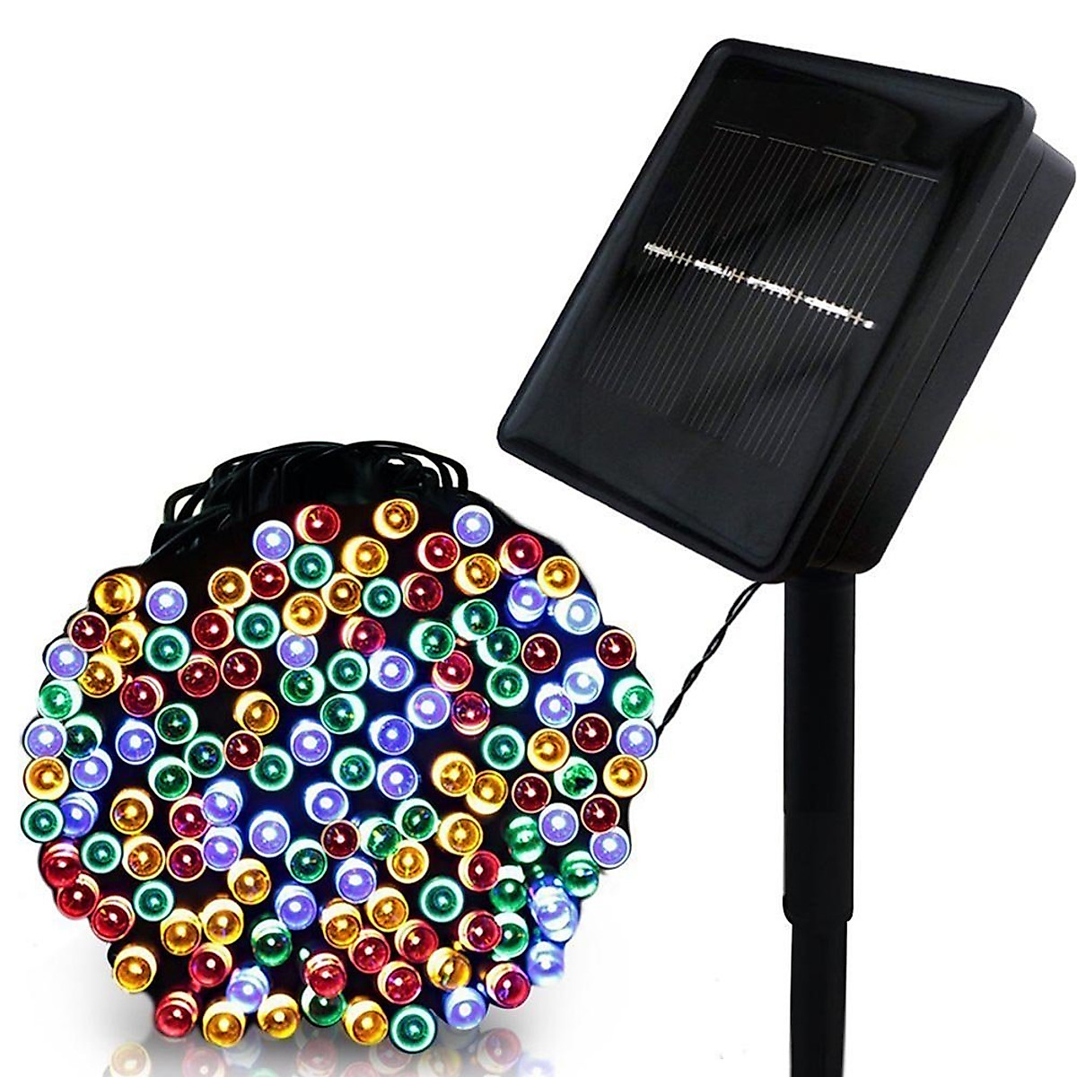 MAYSAK Solar String Lights Outdoor Waterproof 100LED 39.4ft Christmas Fairy Lights with 8 Modes Decoration Starry Light for Patio, Lawn, Landscape, Garden, Home, Wedding, Party, Xmas Tree