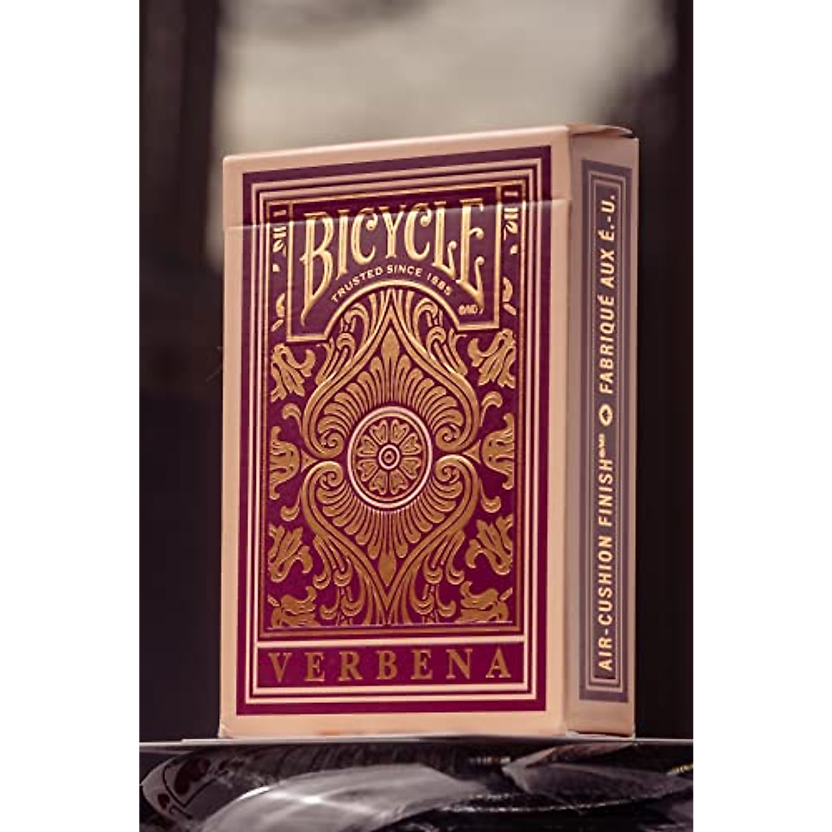 Bicycle Verbena Floral Premium Playing Cards, Gold Foil, 1 Deck