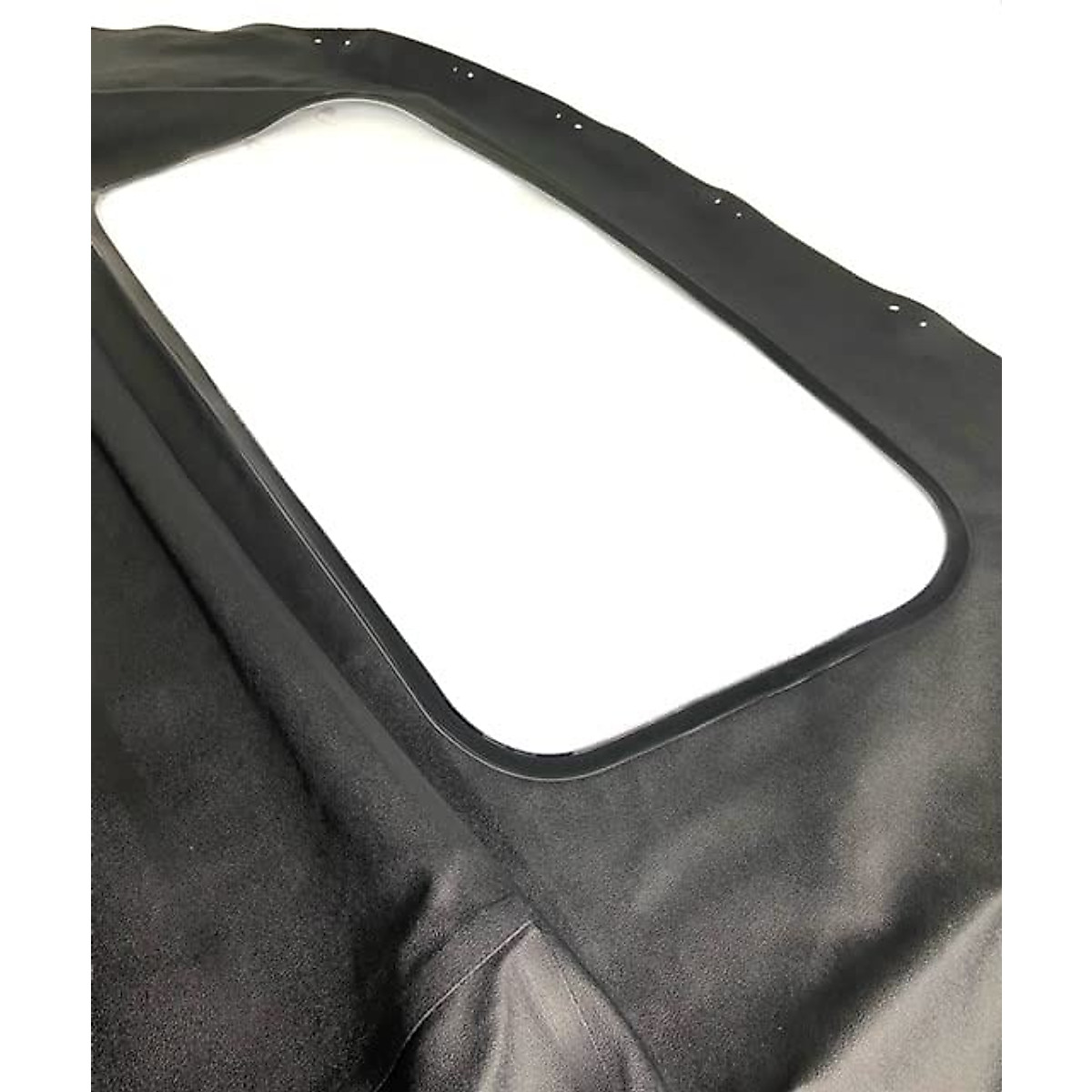 Compatible With Mazda Miata Convertible Top with Plastic Window Black Cabrio 1989-2005