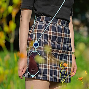 Bone】Cell Phone Lanyard Crossbody, Adjustable Shoulder Neck Strap Silicone Phone Holder, Multifuctional Crossbody for Women Man, Compatible with Most Smartphones 4.7"-7.2" Crossbody Phone Tie 3