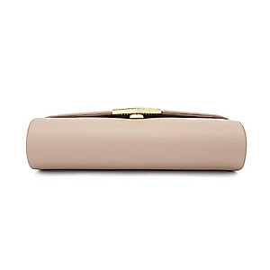 CHARMING TAILOR PU Clutch Purse for Women Evening Bag Chic Clutch Handbag for Special-occasion (Taupe)