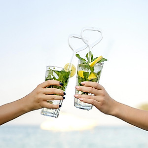 Anti Wrinkle Straw 2pcs, Reusable Glass Straw for Stanley Cup, Anti Wrinkle Drinking Straw Curved, Lip Straw for Wrinkles, Sideways Straw Wrinkle Free, Prevent Wrinkle Straw