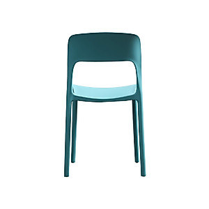 Christopher Knight Home Dean Outdoor Plastic Chairs (Set of 4), Teal