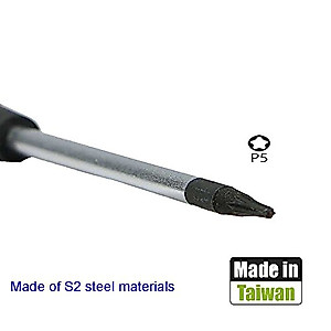 Silver Bottom Screws, Pentalobe Screwdriver and Suction Cup for MacBook Retina 15” A1707 and A1990, 2016-19 (Gray)