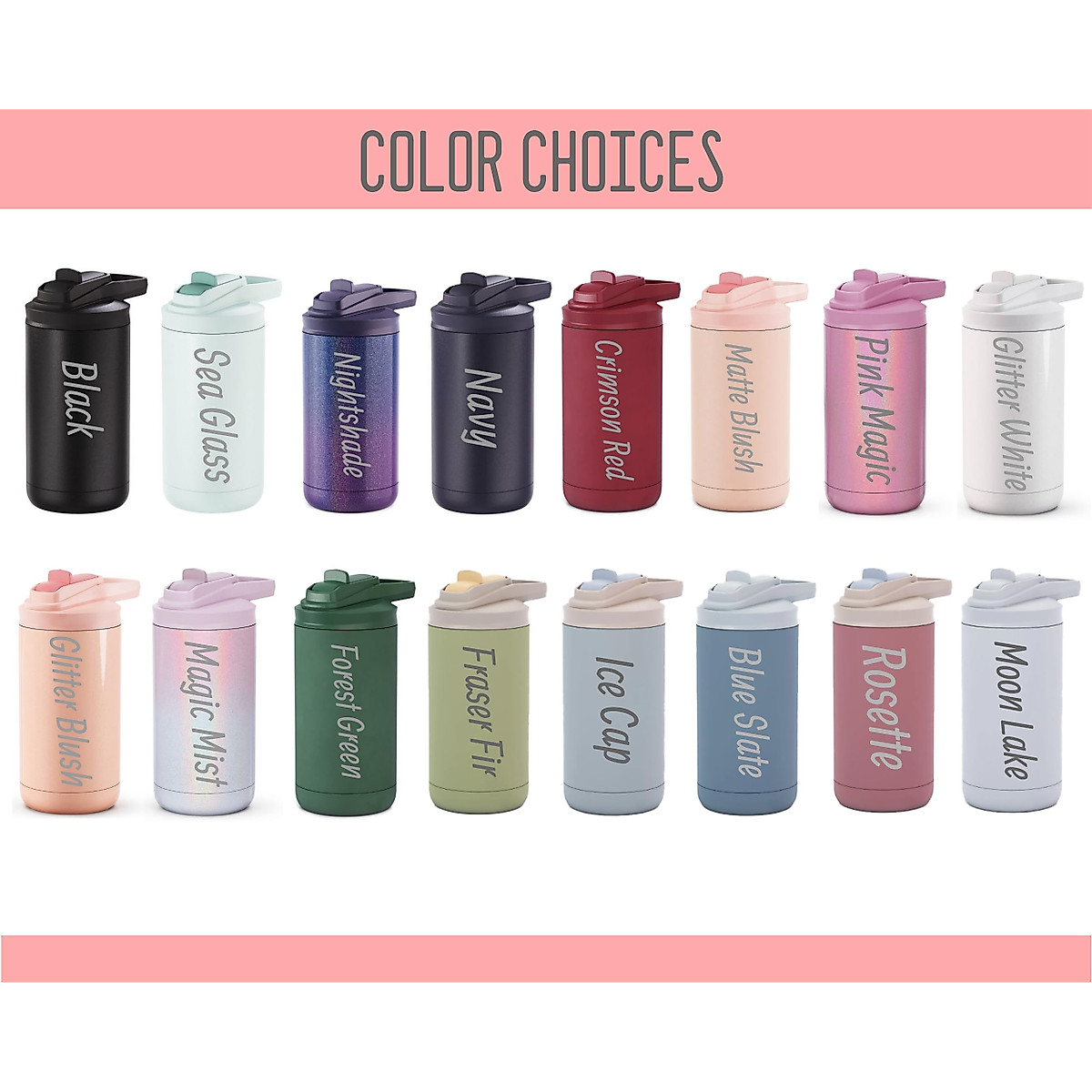 Personalized 12oz Kids Insulated Steel Tumbler - 41 Fonts