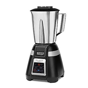 Waring Commercial BB340 Blade 1 HP Blender, 2-Speed Key Pad with Pulse and 99 Second Countdown Timer , 48 oz Stainless Steel Container, 120V, 5-15 Phase Plug