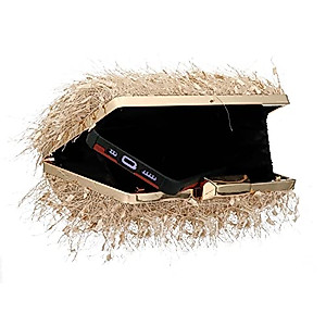 Clutch Purse for Women Cute Handbags Top Handle Evening Bag Crossbody Bag Shoulder Bag for Wedding Party Prom Banquet (Champagne)