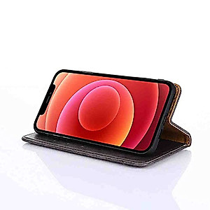 CYR-Guard Phone Cover Wallet Folio Case for Oppo REALME 7 PRO, Premium PU Leather Slim Fit Cover for REALME 7 PRO, Anti-Dirt, Gray