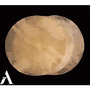 Goat Skin Djembe Head | Goatskin for Drum Doumbek| Natural Flat Round Piece GOAT SKIN Head untanned by AnNafi (10 inches)
