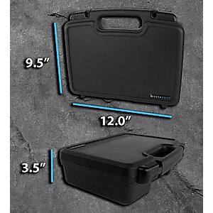 CASEMATIX Customizable Recorder Hard Case Compatible with Tascam DP-008EX, MiNiSTUDIO Creator US-42B USB Audio Interface, US-42, DP-006 Digital Pocket Studio Multi Track Recorders - Case Only