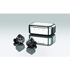 Master & Dynamic MW07 True Wireless Earphones - Bluetooth Enabled Noise Isolating Earbuds - Lightweight Quality Earbuds for Music, Grey Terrazzo (Renewed)