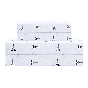 Chic Home Le Marias 9 Piece Reversible Comforter Paris is Love Inspired Printed Design Bed in a Bag-Sheet Set Decorative Pillows Shams Included Size, Queen, Navy