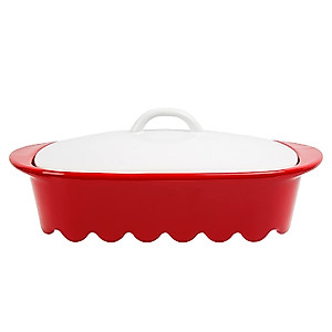 ZFJ Ceramic Microwave Bacon Maker with Lid-Bacon Tray for Microwave Cooking-Make Crispy Bacon in few Minutes