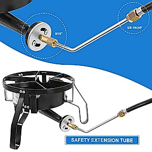 WYNNsky 5 Feet Propane Regulator Hose, Universal Regulator Replacement Parts, QCC1 Connection for Most LP Gas Grill, Heater and Fire Pit Table, Low Pressure