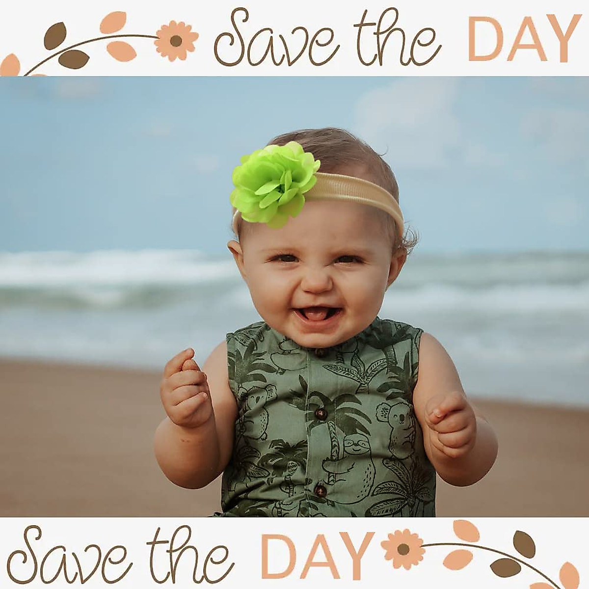 ALinmo 40 Pack 2" Chiffon Flower Headbands Elastics Nylon Headbands Hair Accessories for Baby Girls Newborn Infant Toddlers Kids