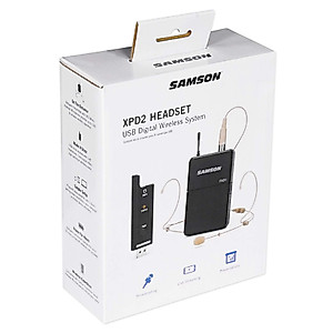 SAMSON XPD2 Headset USB Digital Wireless System (SWXPD2BDE5), BLK