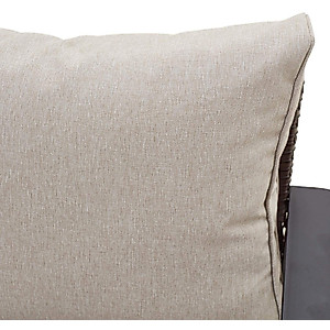 PatioFestival Wicker Outdoor Chair Rattan Armchair Chairs with Removable Cushions Patio Dinning Furniture for Garden Balcony Porch Poolside