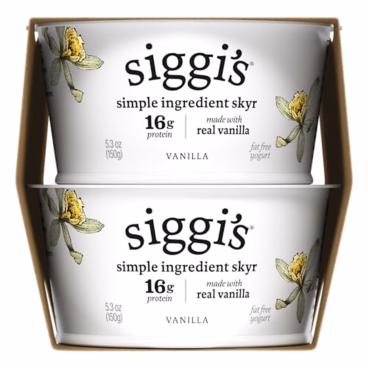 Siggi's Vanilla Non Fat Yogurt 4 Pack, 21.2 OZ