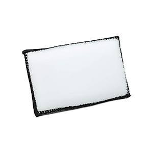 Autofiber Scrub Ninja - Interior Scrubbing Sponge (5”x3”) for Leather, Plastic, Vinyl and Upholstery Cleaning (White/Gray)