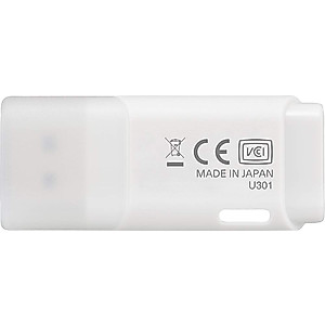 KIOXIA 64GB TransMemory U301 USB 3.2 Flash Drive, White