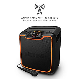 Ion Sport XL - High-Power All-Weather Rechargeable Bluetooth and NFC Enabled Speaker - MK3 (Renewed)