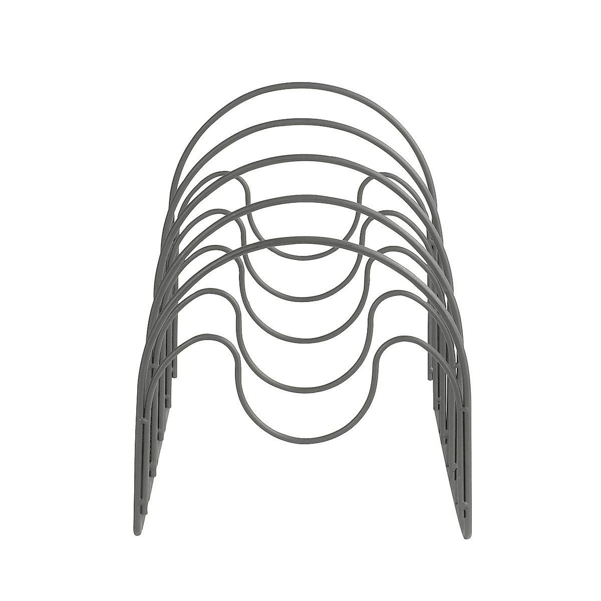 Spectrum Diversified Arc Lids for Pots & Pans, Storage & Organization, in-Cabinet Skillet & Bakeware Organizer, Sturdy Steel Kitchen Cupboard Organi, Medium, Satin Nickel