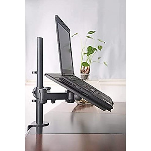 AnthroDesk Laptop/Notebook Desk Stand/Mount with Full Motion Adjustable Extension Arm with Tilt