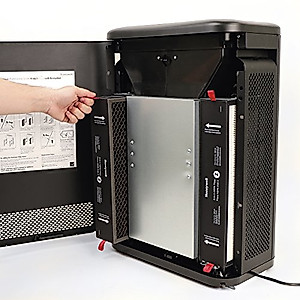 Honeywell Professional Series True HEPA Air Purifier, Airborne Allergen Reducer for Large Rooms (325 sq ft), Black - Wildfire/Smoke, Pollen, Pet Dander, and Dust Air Purifier, HPA600B